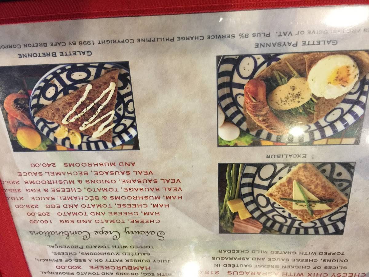 Menu at Aveneto - Mall of Asia cafe, Pasay