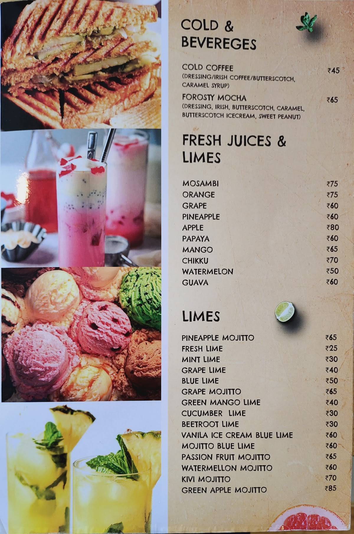 Menu at DAY 1 CAFE Thiruvalla, Thiruvalla