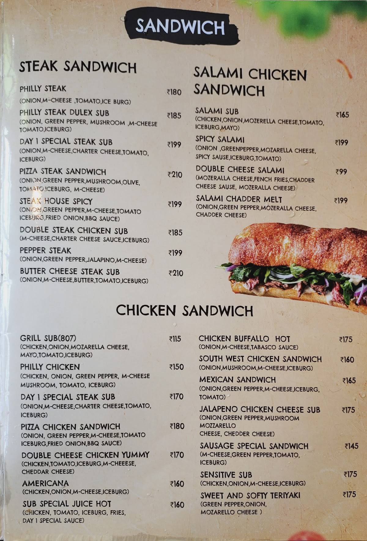 Menu at DAY 1 CAFE Thiruvalla, Thiruvalla