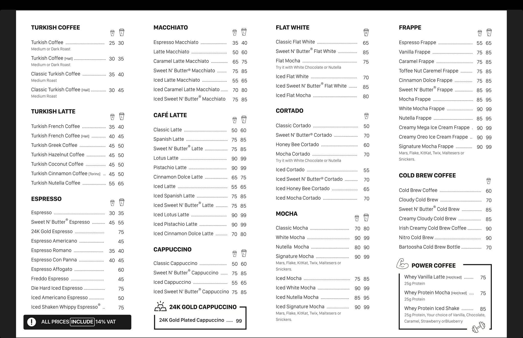 Menu at Ecuador Coffee (Louran), Alexandria