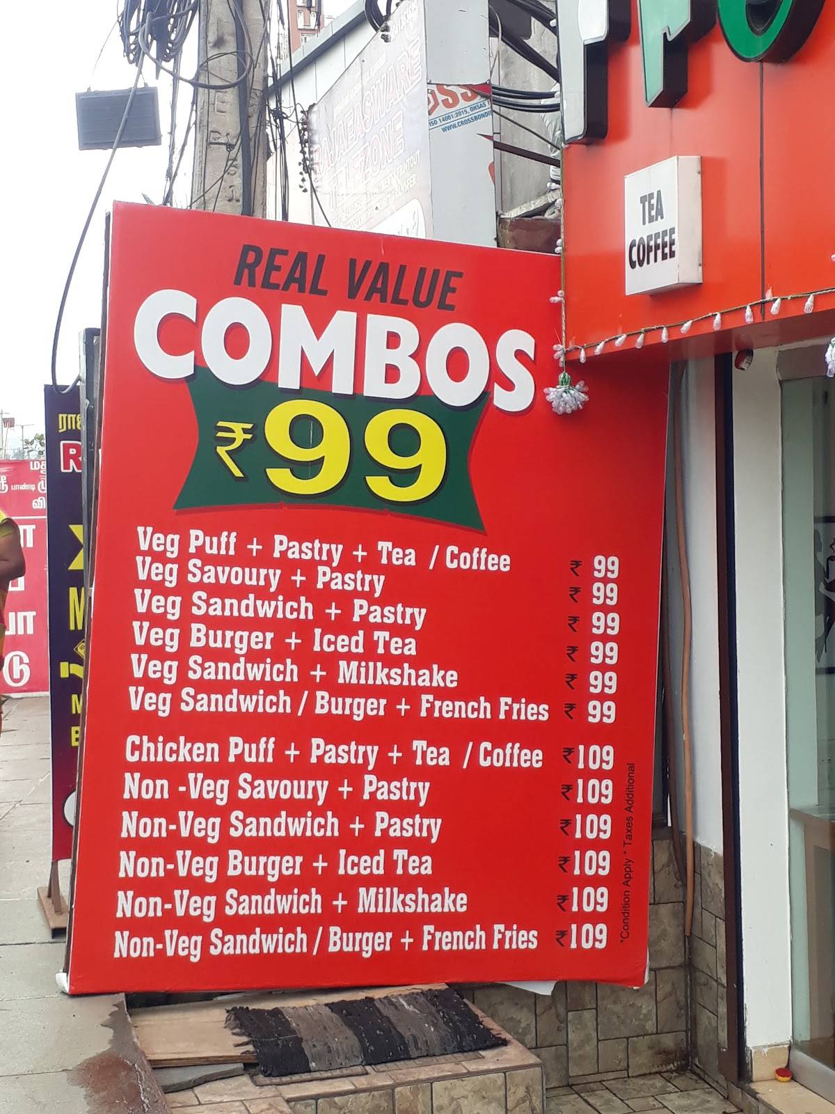 Menu at Fresh Taste, Chennai, 95