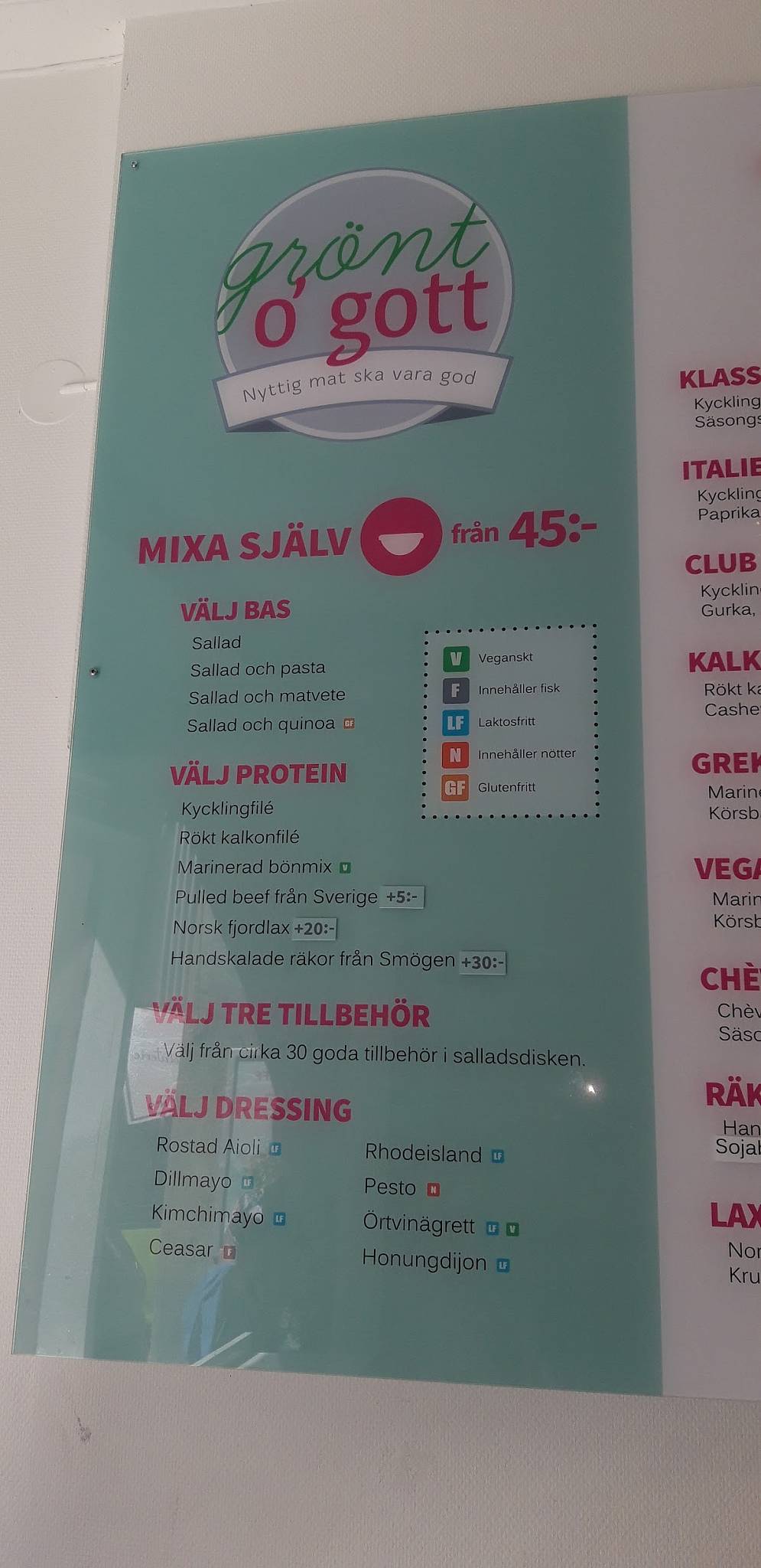 Carta de Graffiti Café, Lund, Stora Gråbrödersgatan 4
