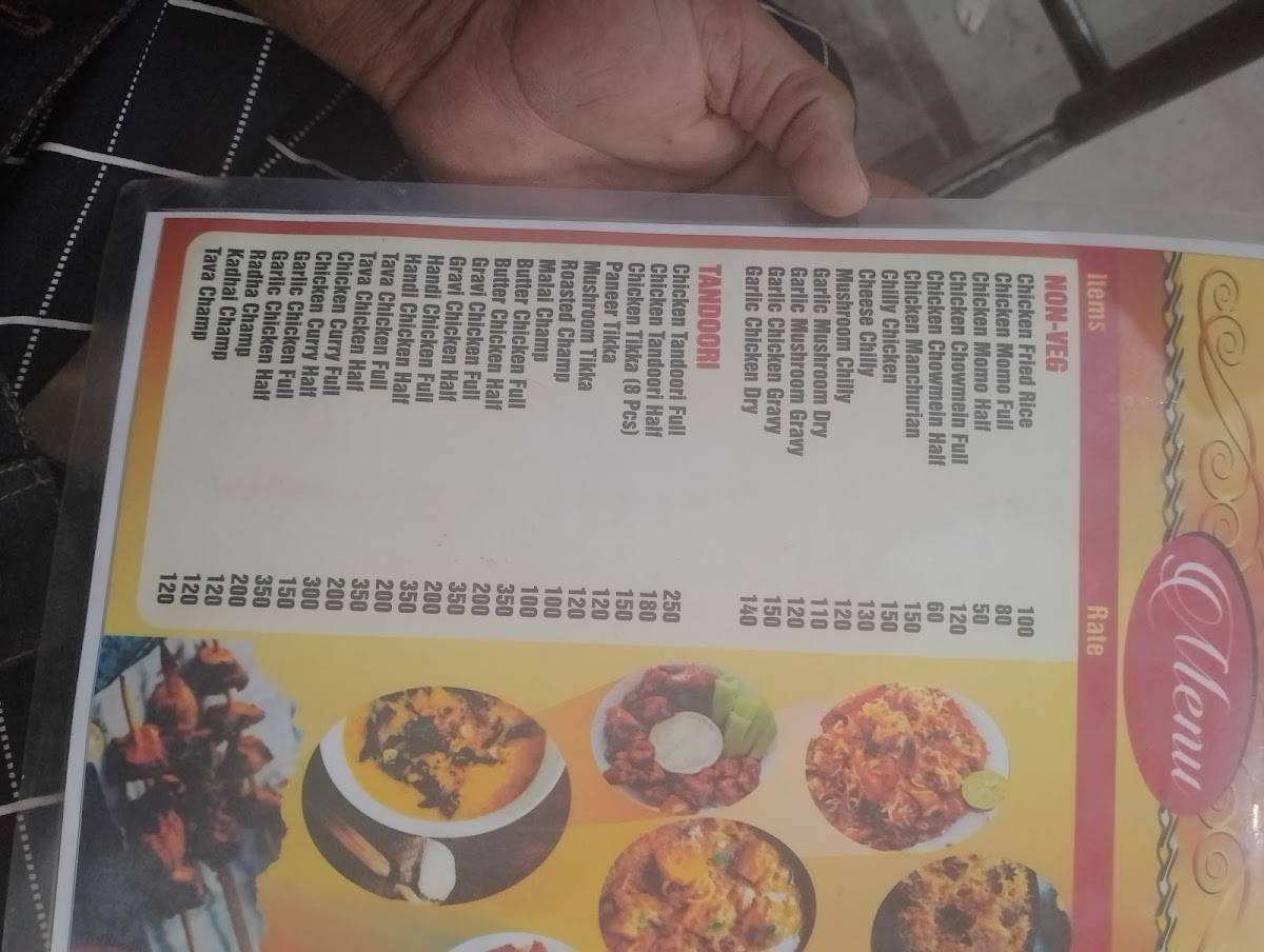 Menu at Kullu Manali Cafe, Jammu