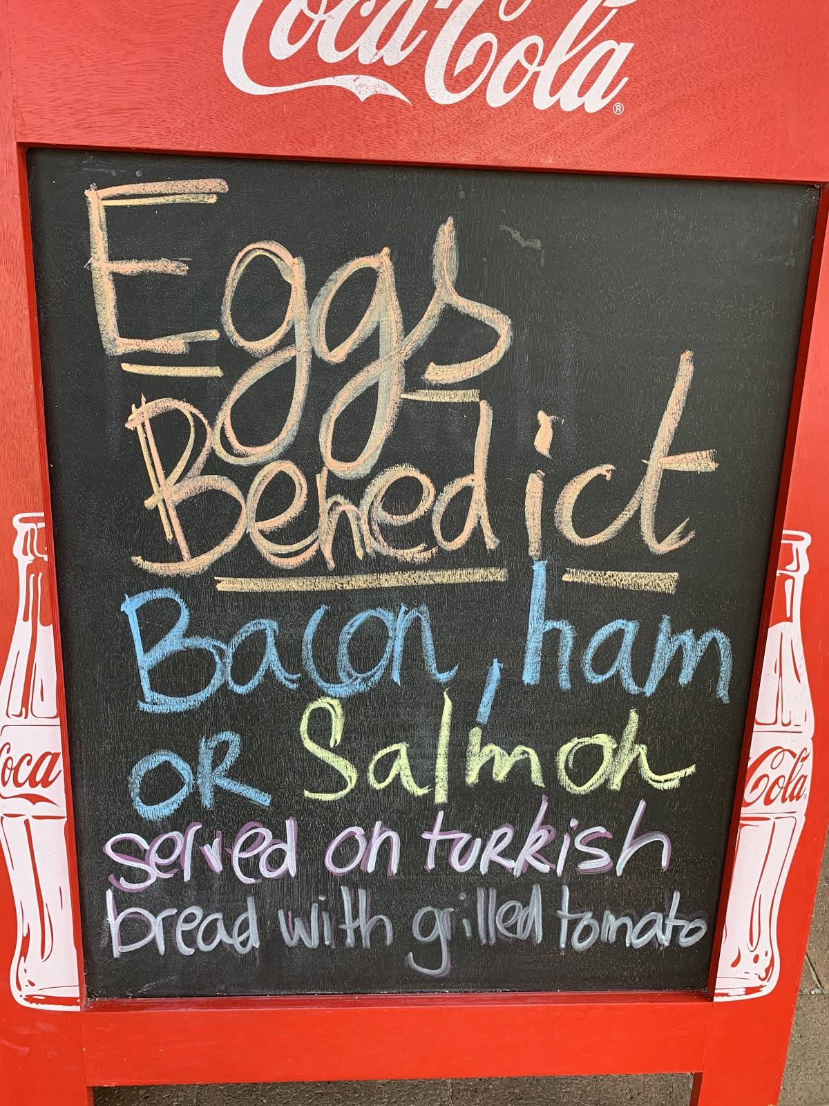 Menu at La Promenade Cafe, Caloundra