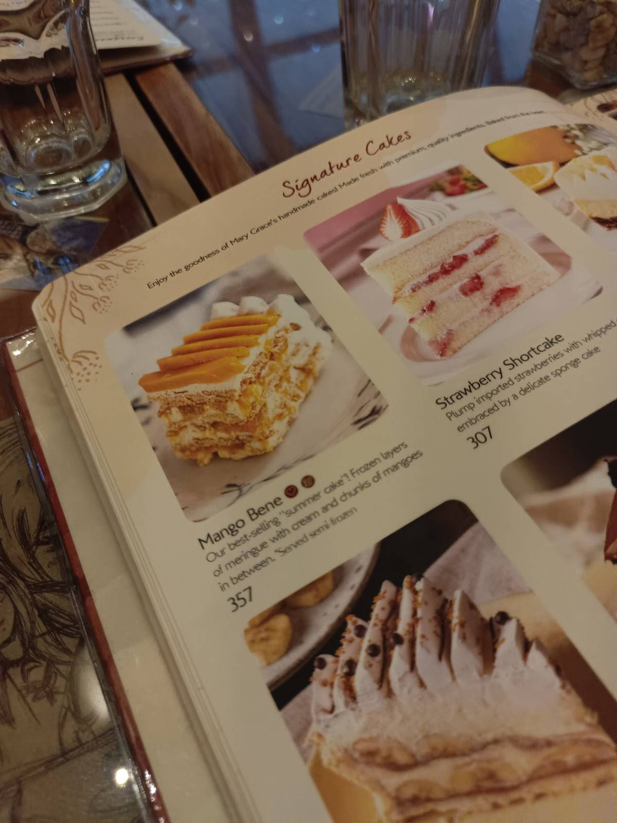 Menu at Cafe Mary Grace - Okada, Parañaque, Upper Ground Floor
