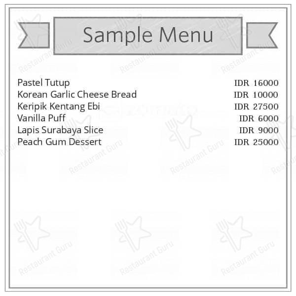 Menu at Michelle Bakery, Depok, Jl. Margonda No.232