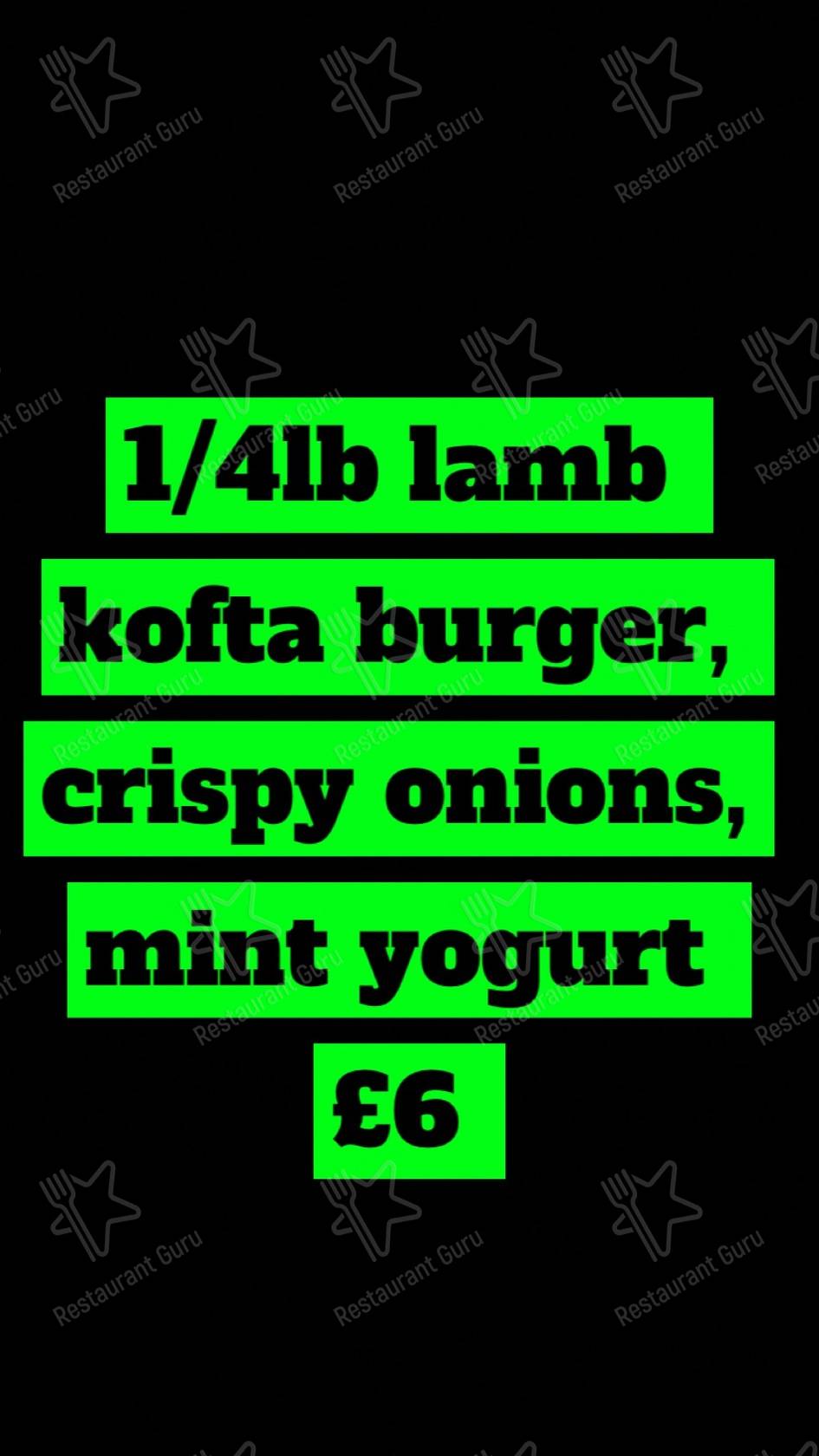 Menu at Mill St Kitchen cafe, Leek