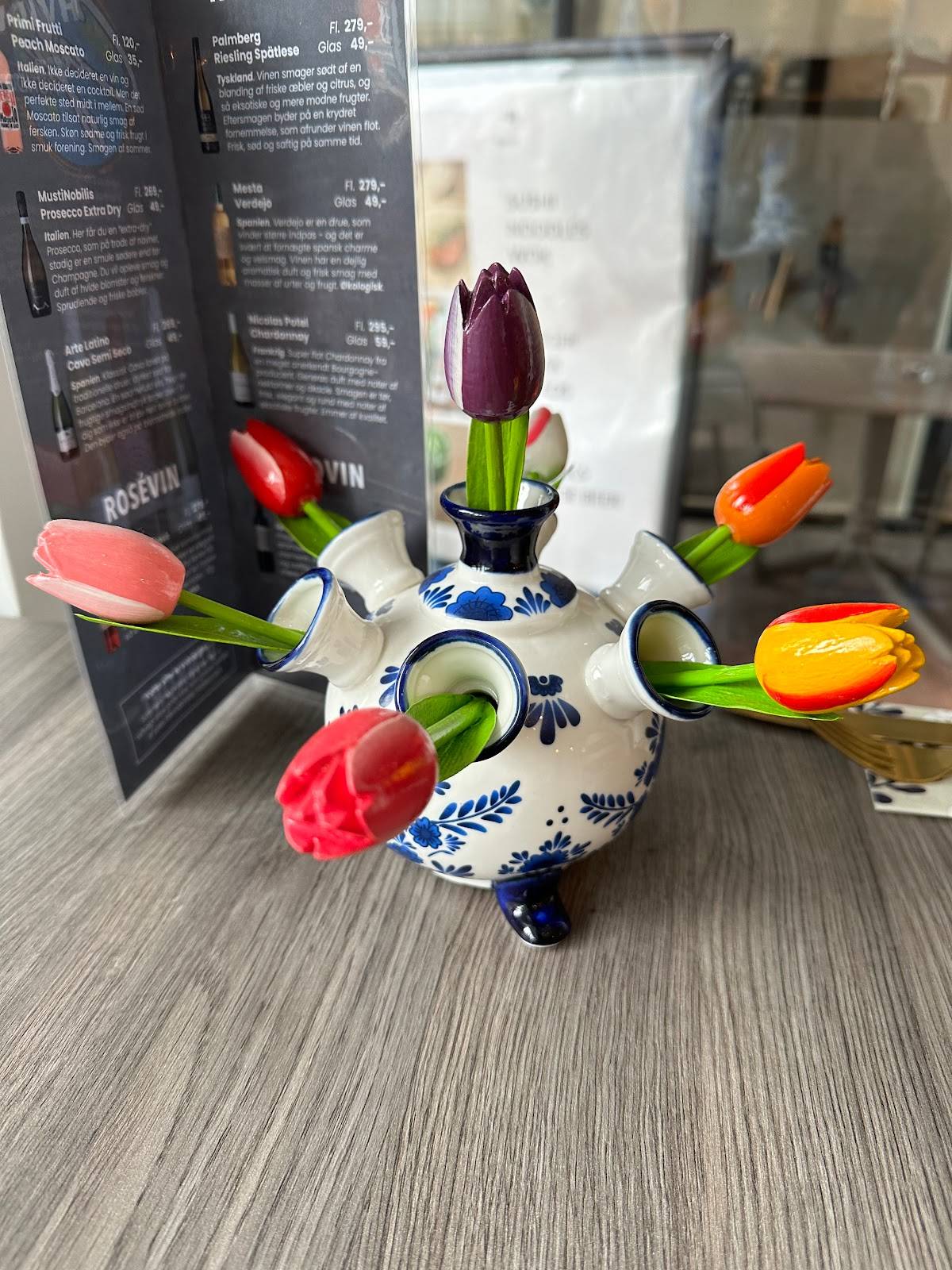 Menu at Cafe Mundo, Hjørring