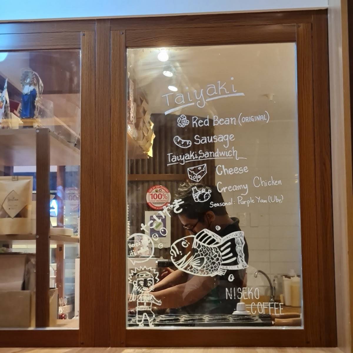 Menu at Niseko Coffee Greenhills cafe, San Juan