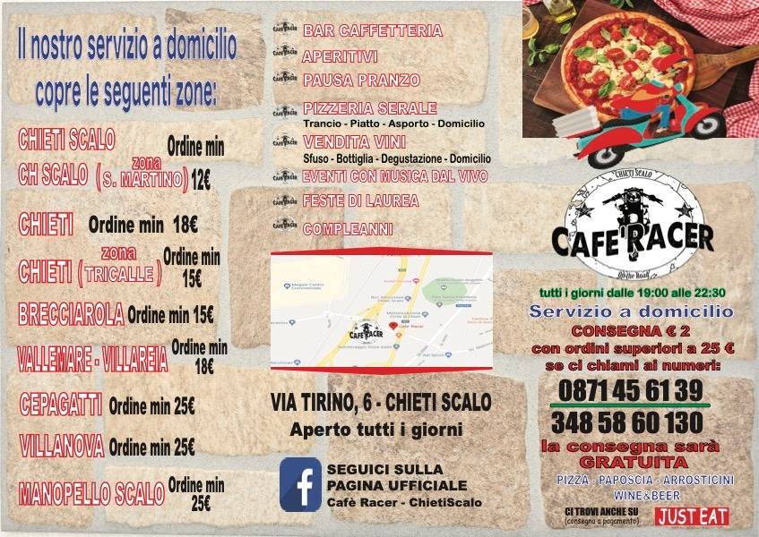 Menu da Cafe' Racer, Chieti