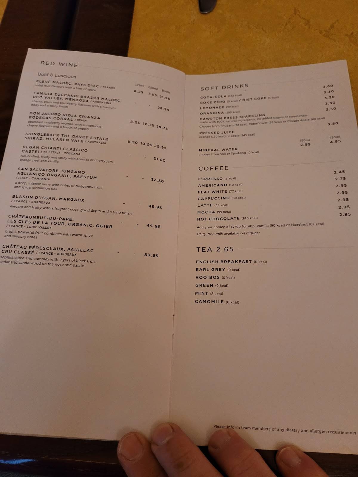 Menu at Café Rouge - Witney restaurant, Witney, Unit R2