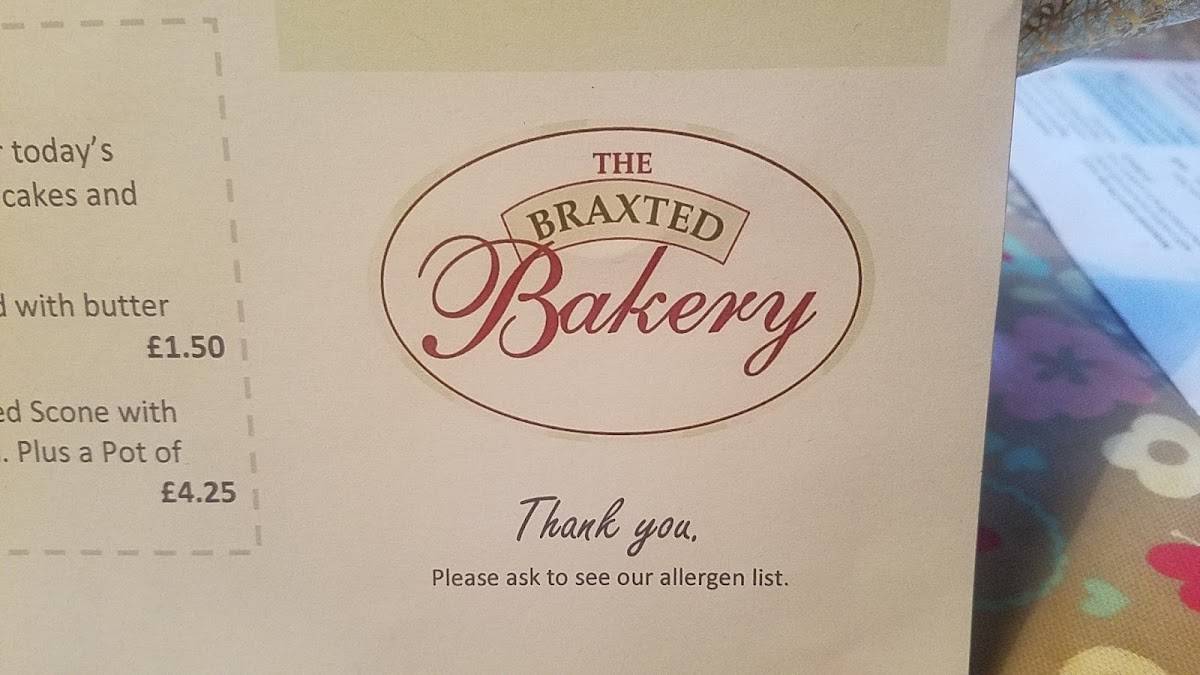 Menu at The Braxted Bakery, Witham