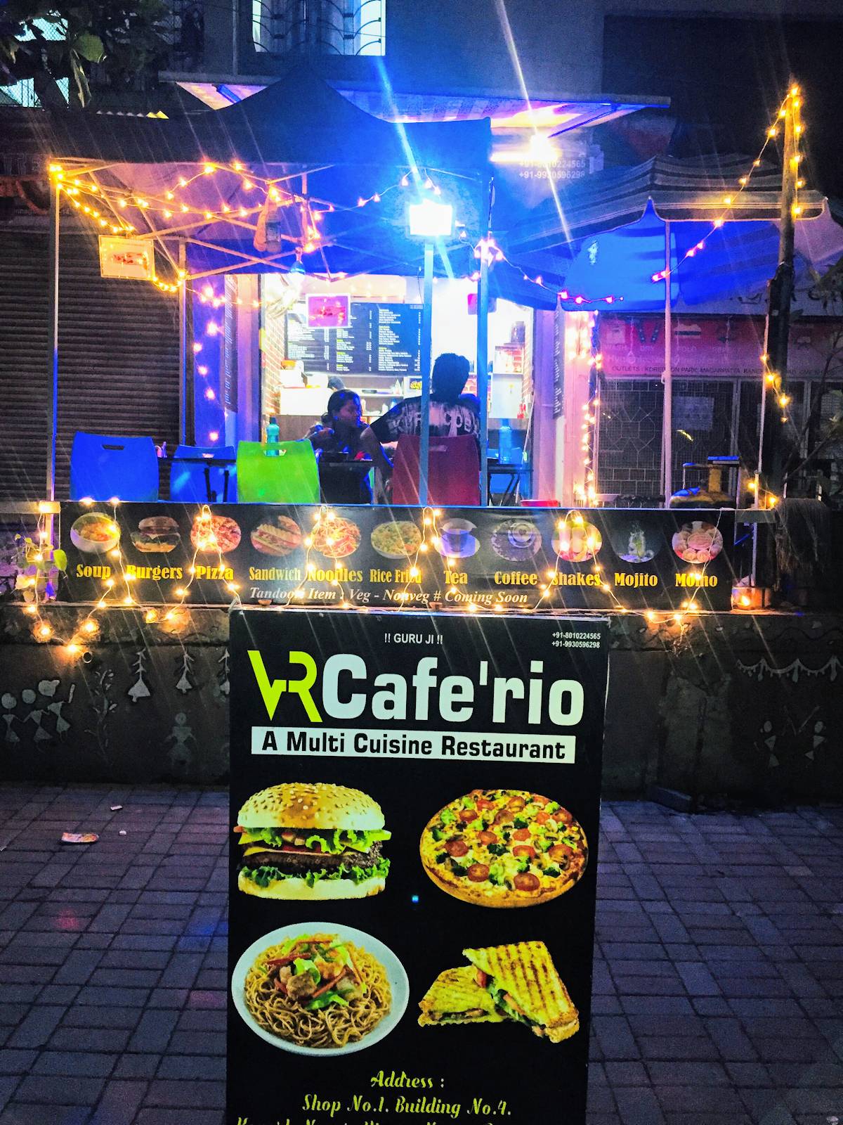 Menu at VR Cafe'Rio, Pune