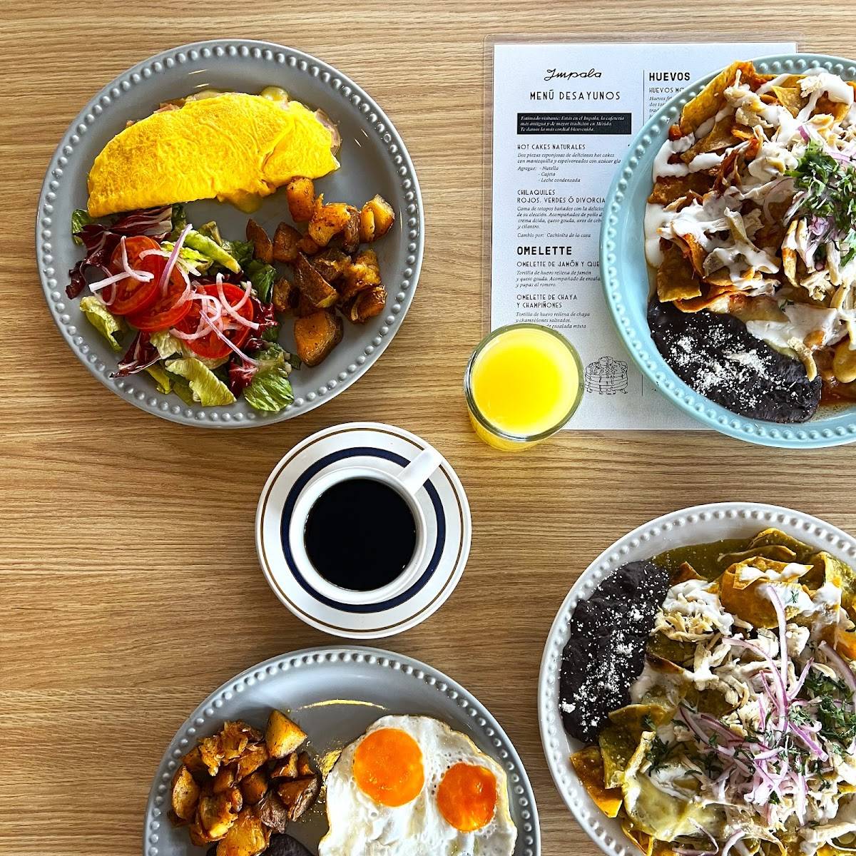 Menu at Cafetería Impala, Merida, C. 56 A 500-x 47 y 45