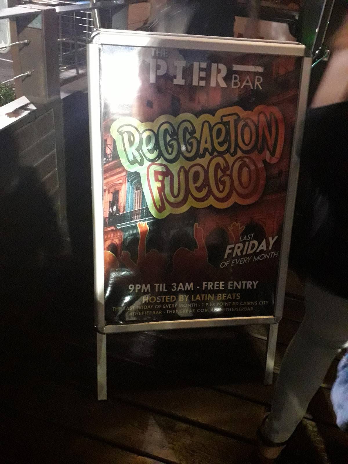 Menu at The Pier Bar, Cairns, The Pier Shopping Centre
