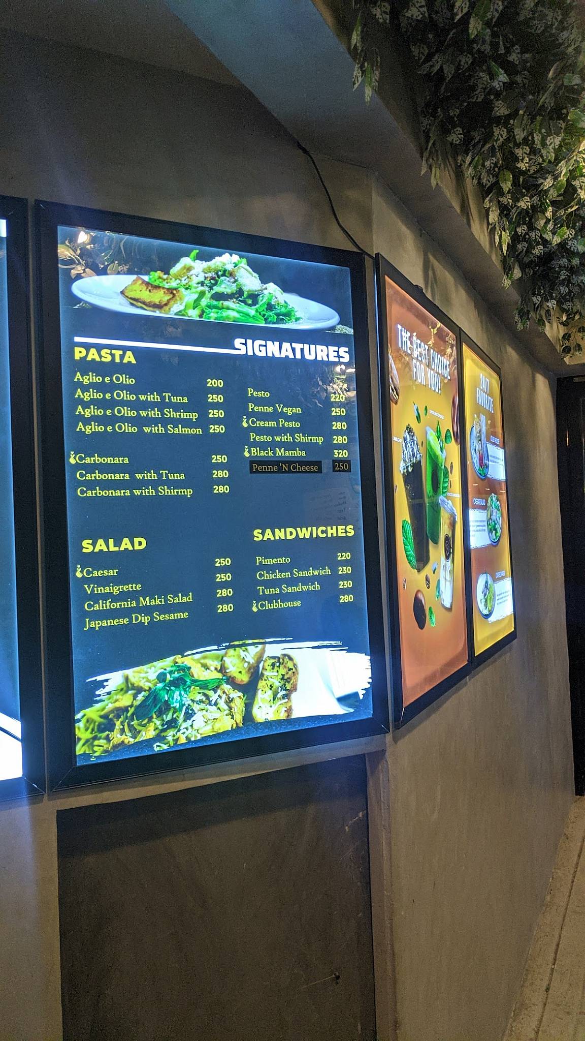 Menu at Calle Cafe by Don Gabriel UST, Dapitan, Manila
