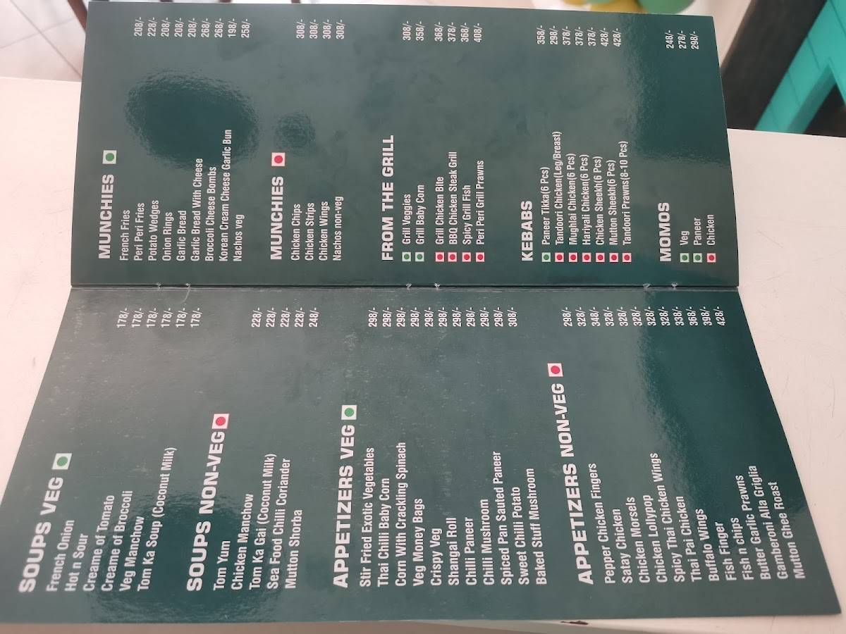 Menu at Camelot Cafe & Patisserie, Hyderabad