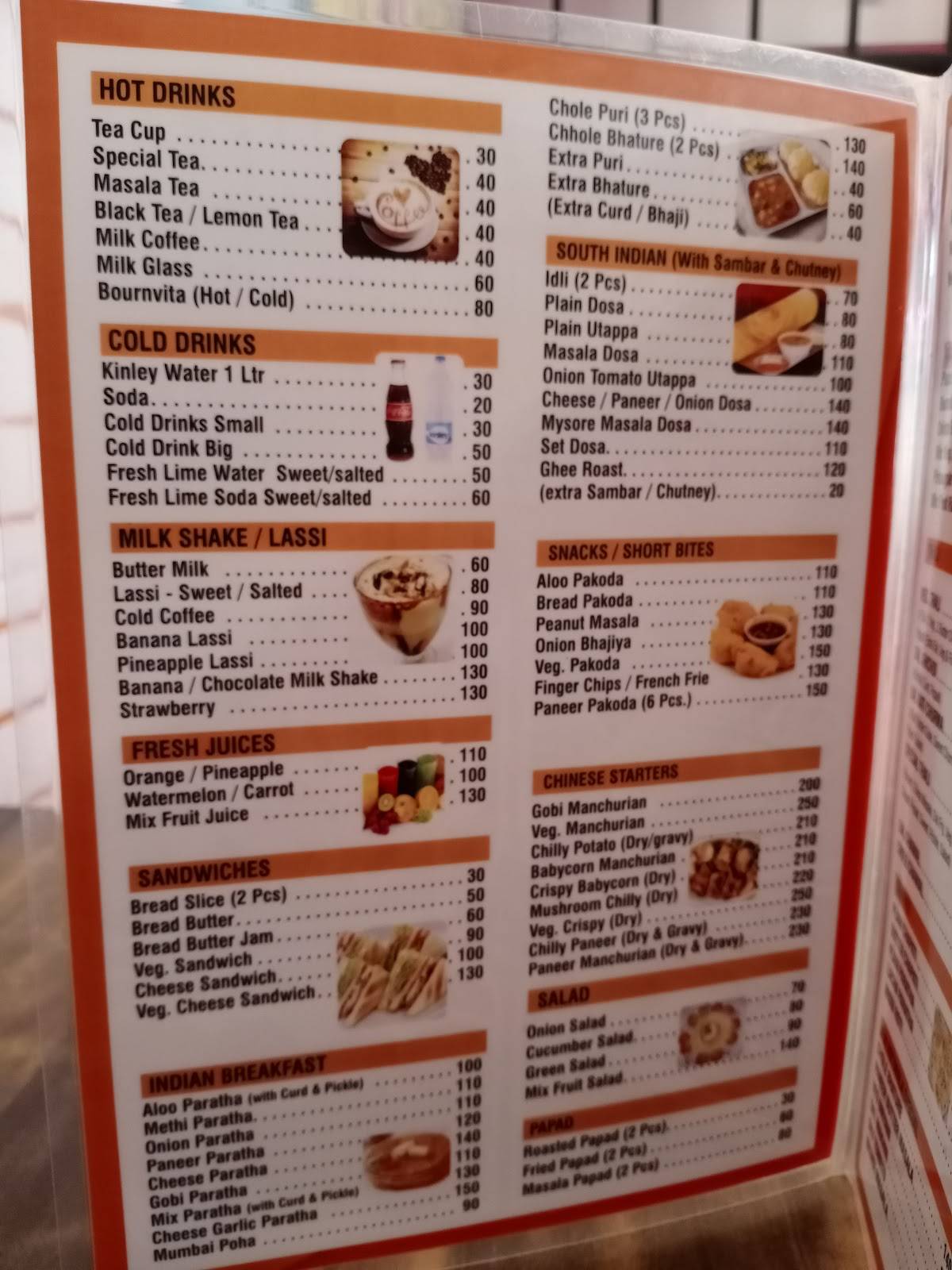 Menu at JAIN ROTI WALA PURE VEG RESTAURANT, Candolim