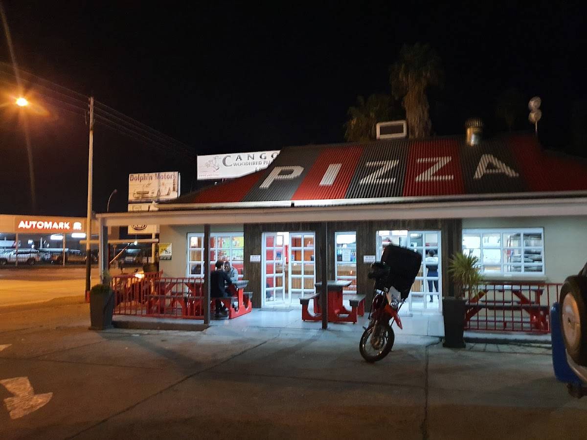 Menu at Cango Woodfired Pizzas pizzeria, Oudtshoorn