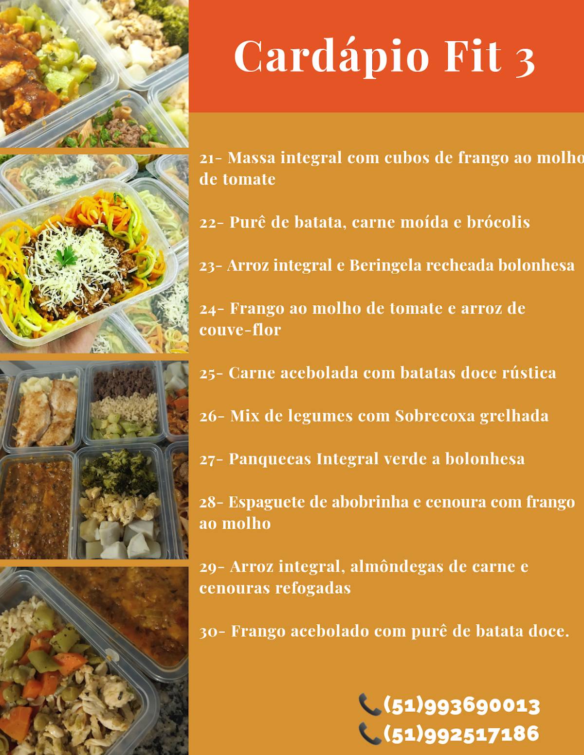 Menu at Comidas de Casa restaurant, Canoas