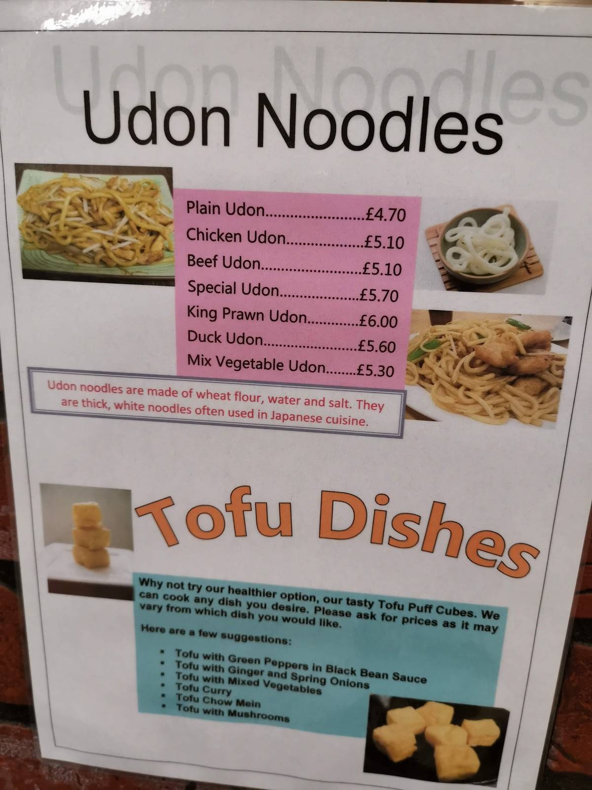 Menu at Canton Take Away fast food, Sandhurst