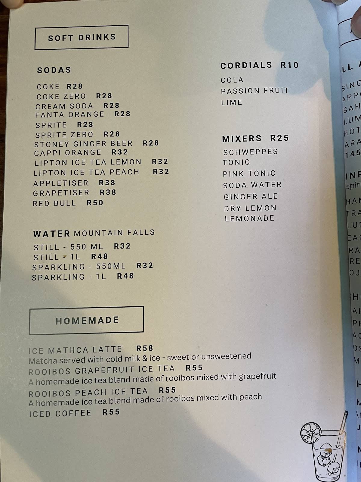 Menu at Downtown Ramen Asian Restaurant, Cape Town