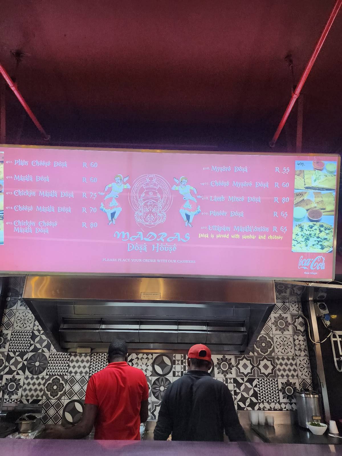 Menu at Eastern Food Bazaar restaurant, Cape Town, 96 Longmarket St