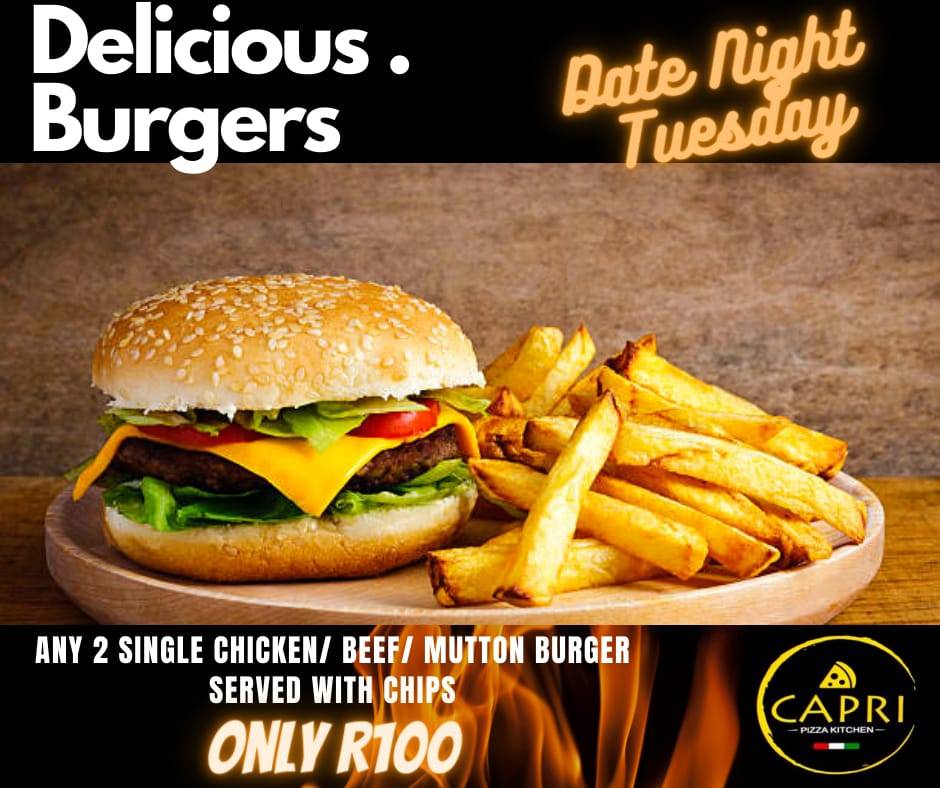 Menu at Capri Pizza Kitchen (est.2020) restaurant, Queensburgh