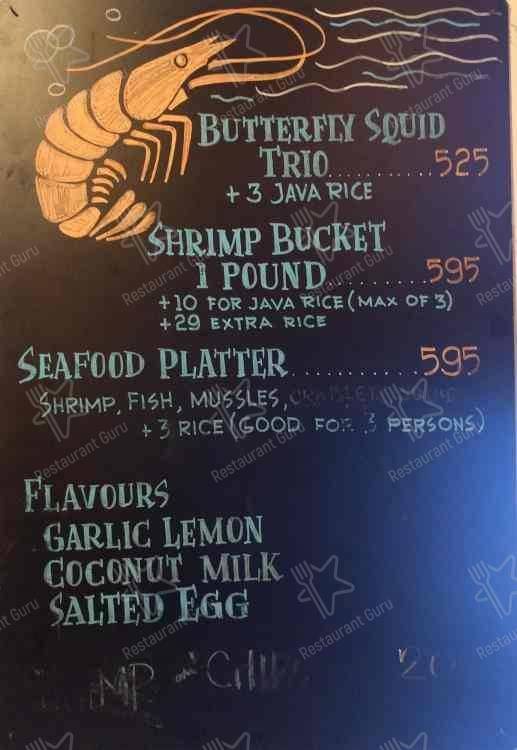 Menu at Captain Marley and the Seafood Island, Quezon City, The Food ...
