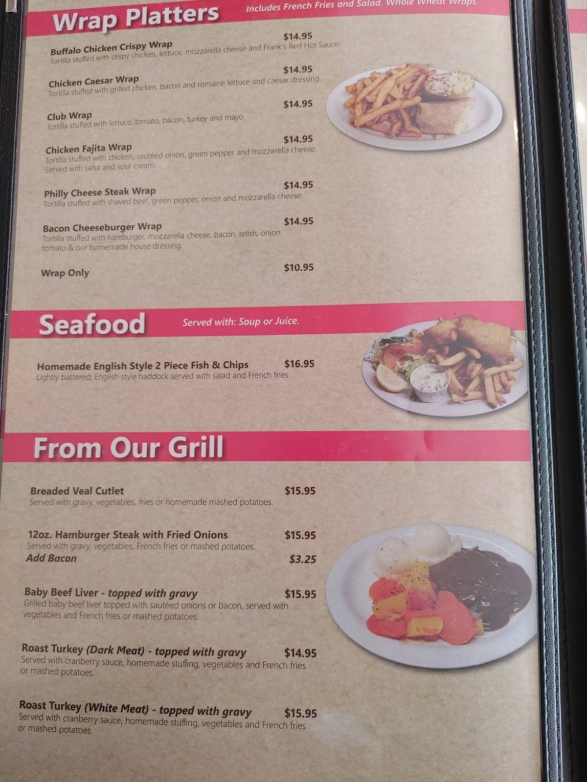 Menu at Gourmet Restaurant, Carleton Place