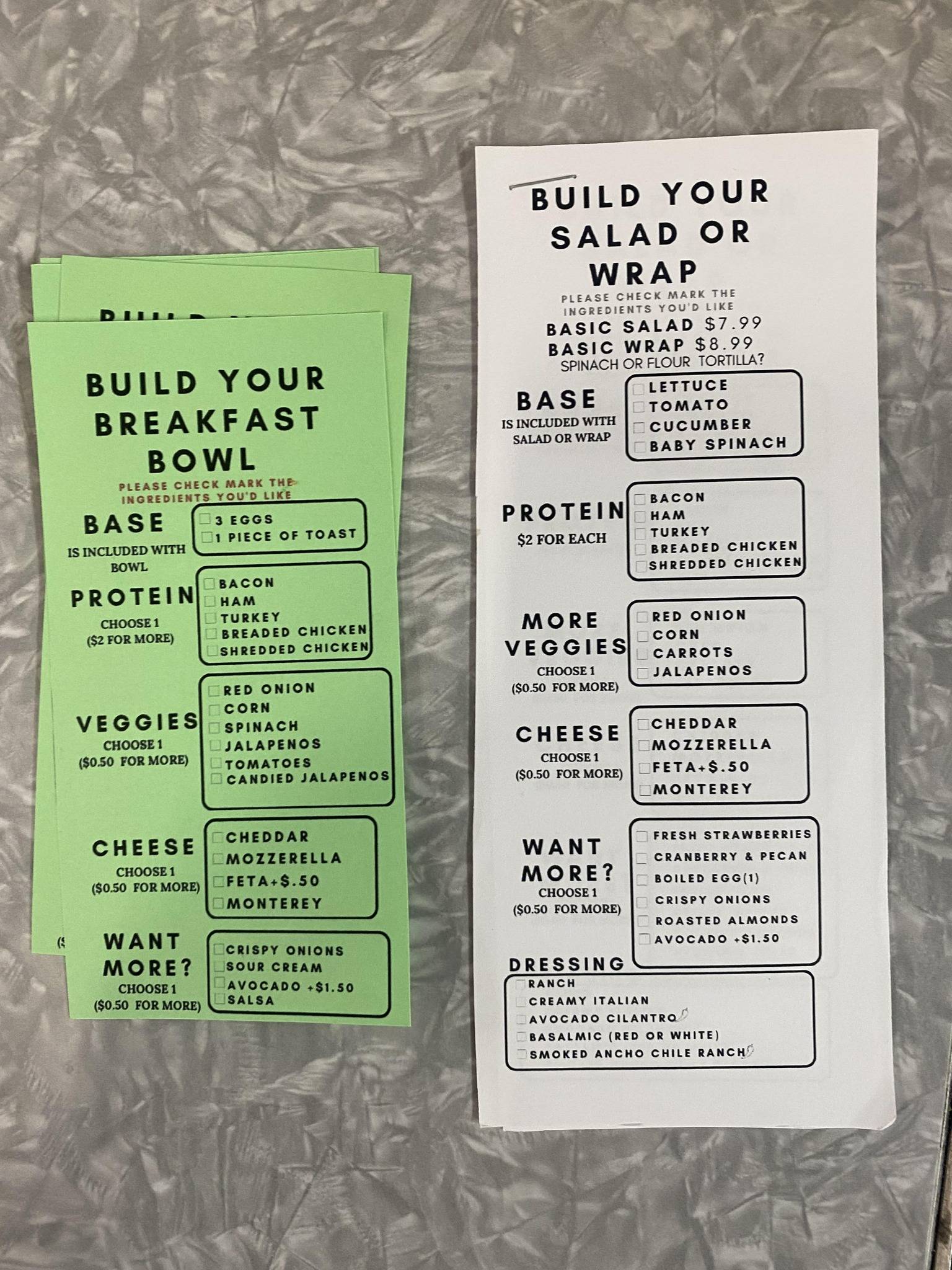 Menu at Carta Valley Market & Soda Shop restaurant, West Columbia, 108 ...