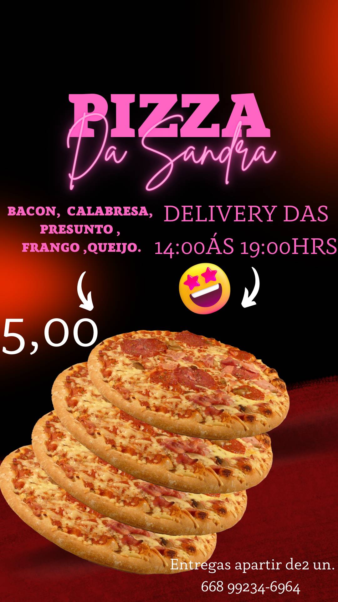 Menu em Casa Das Mini Pizza restaurante, Brasil