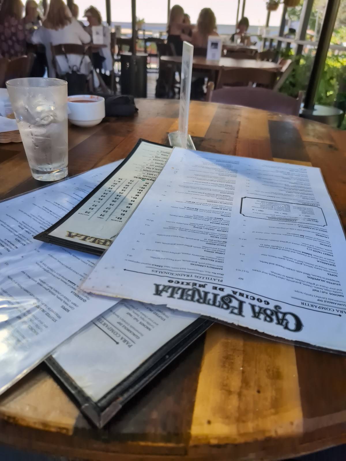 Menu at Casa Estrella restaurant, Fallbrook