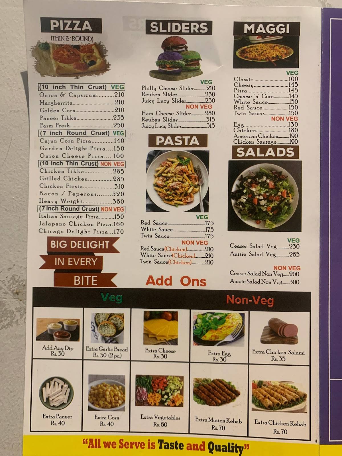 Menu at Castle Grill Sirhind, Sirhind