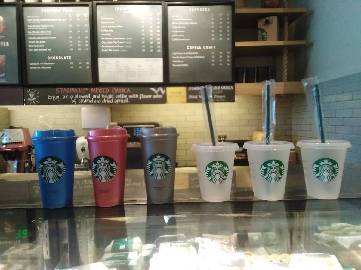 Menu at Starbucks Coffee cafe, Cebu City, SM Seaside City