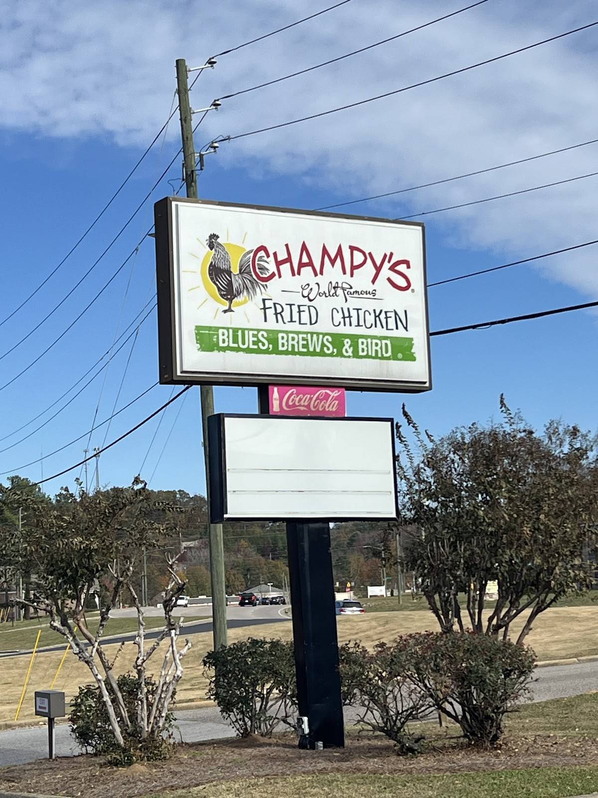 Menu at Champy's Famous Fried Chicken restaurant, Alabaster