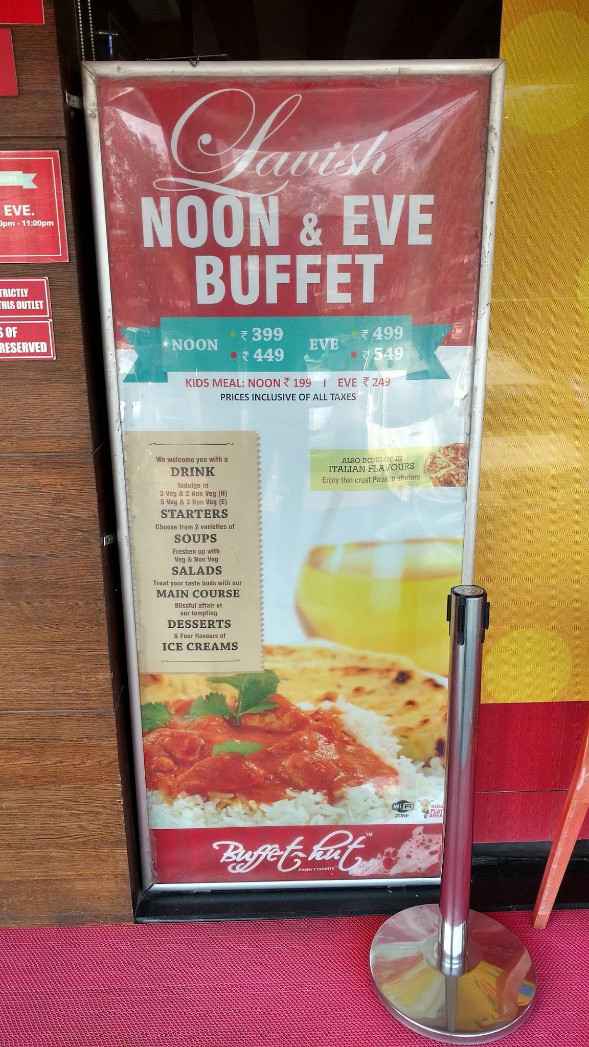 Menu at Buffet Hut Mohali, Chandigarh, 656-657