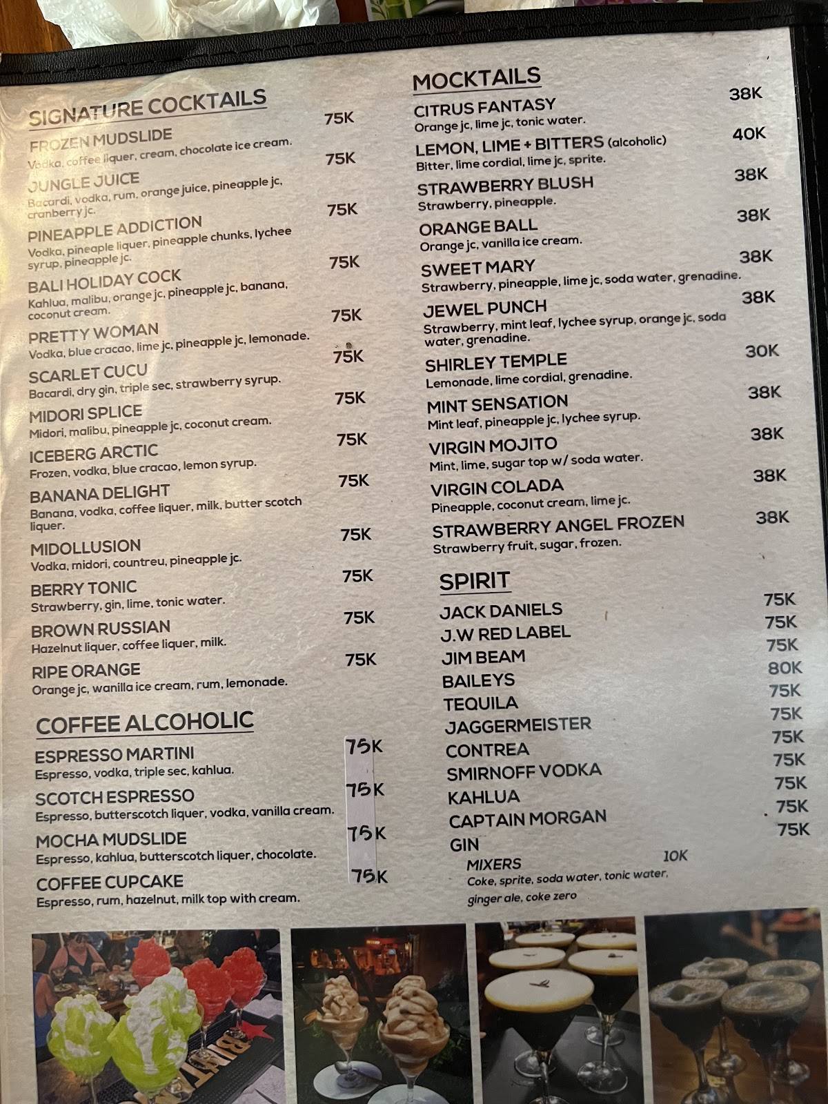 Menu at Chapter 2 Restaurant & Bar, Mengwi