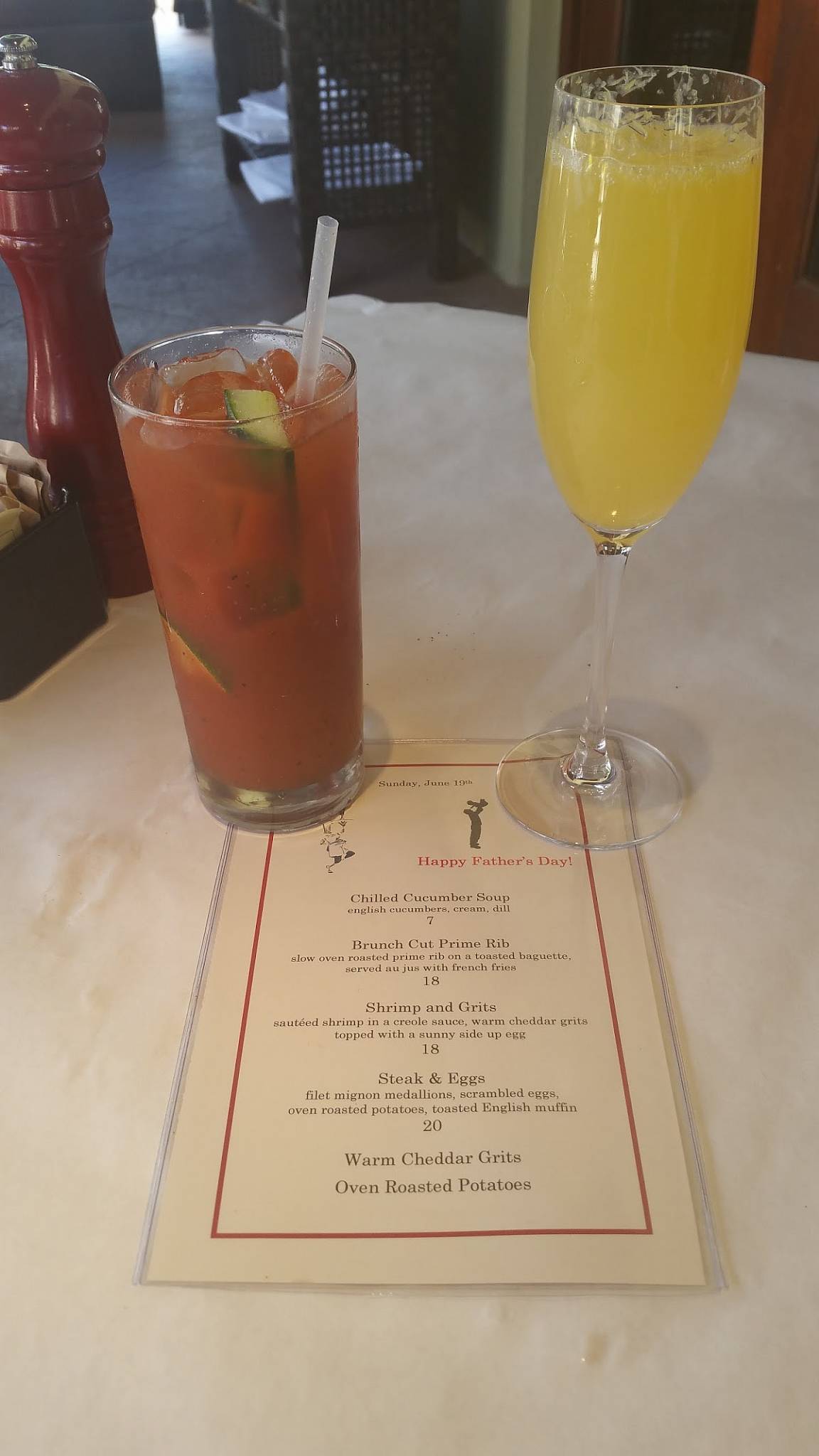 Menu at BrickTop's restaurant, Charlotte, Carnegie Blvd #1B