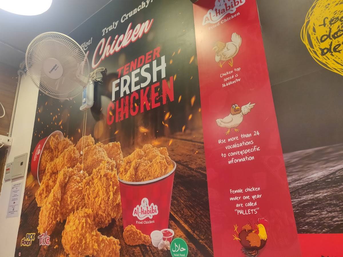 Menu at Al Habibi Fried Chicken Restaurant (Oil Mill road ...