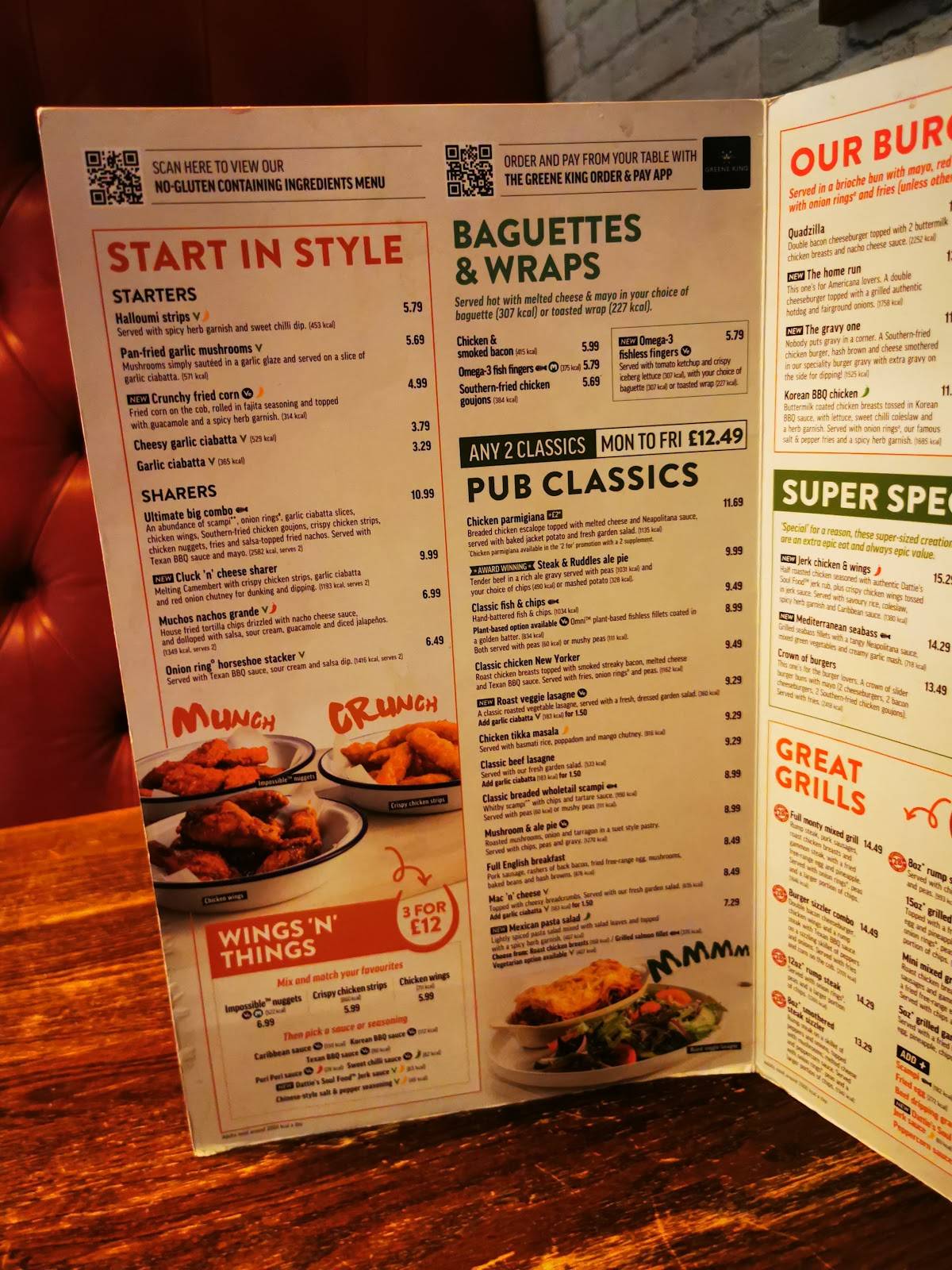 Menu at Chequers pub & bar, Houghton Regis