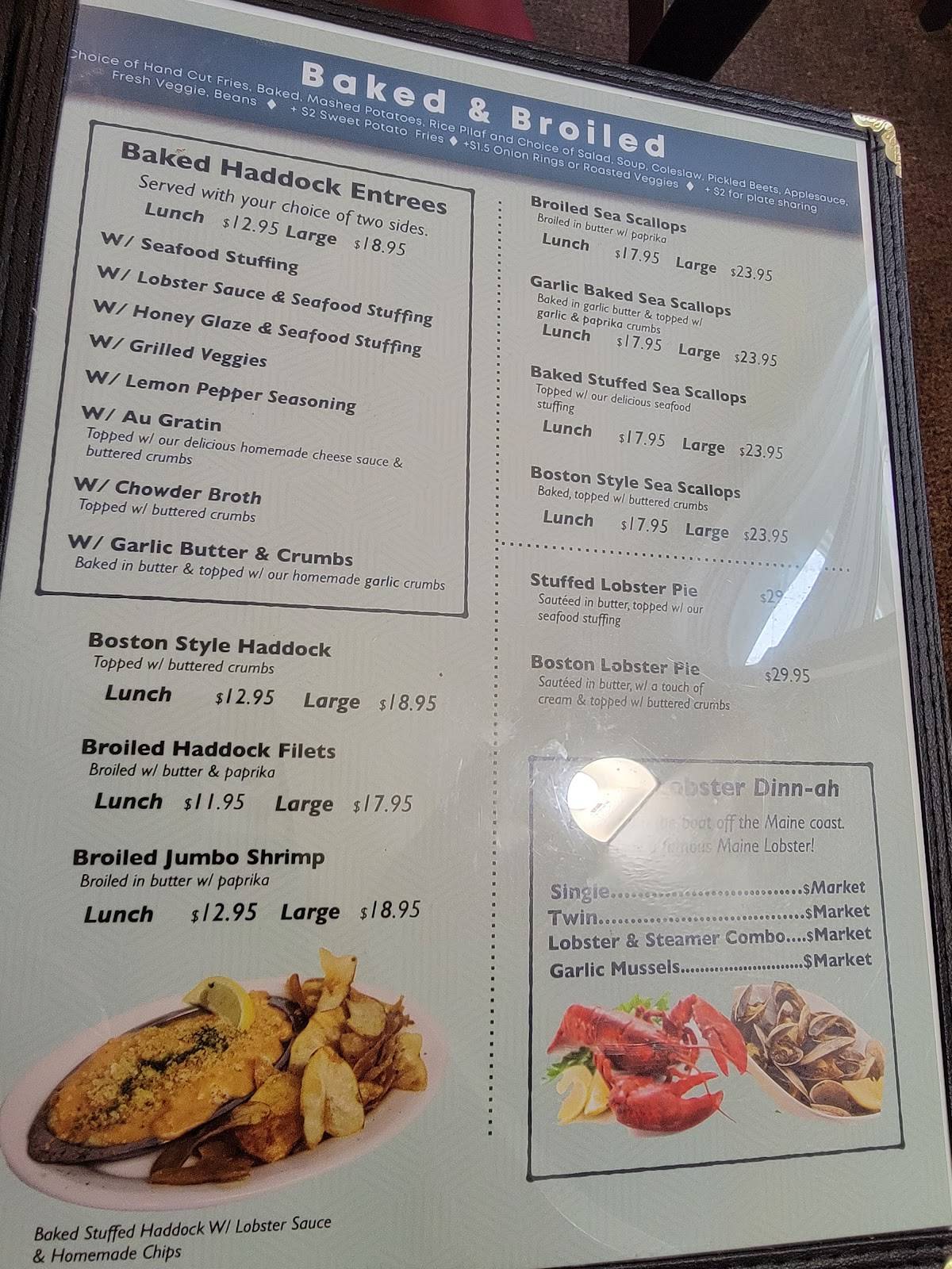 Menu at Chick-A-Dee of Lewiston restaurant, Lewiston