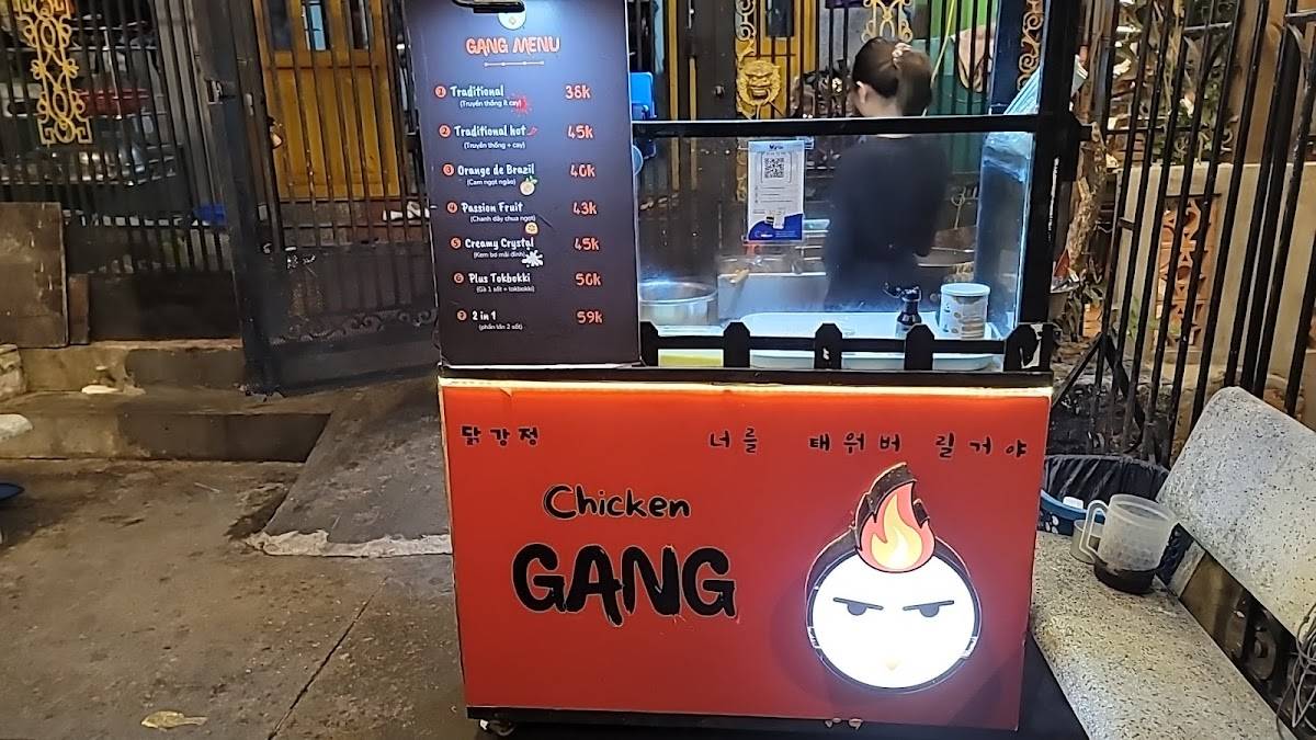 Menu at Chicken Gang Chánh Nghĩa restaurant, Thu Dau Mot