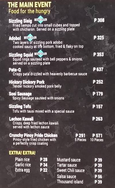 Menu at Chill Bar, Mandaluyong, 2nd Floor Polar Center Building