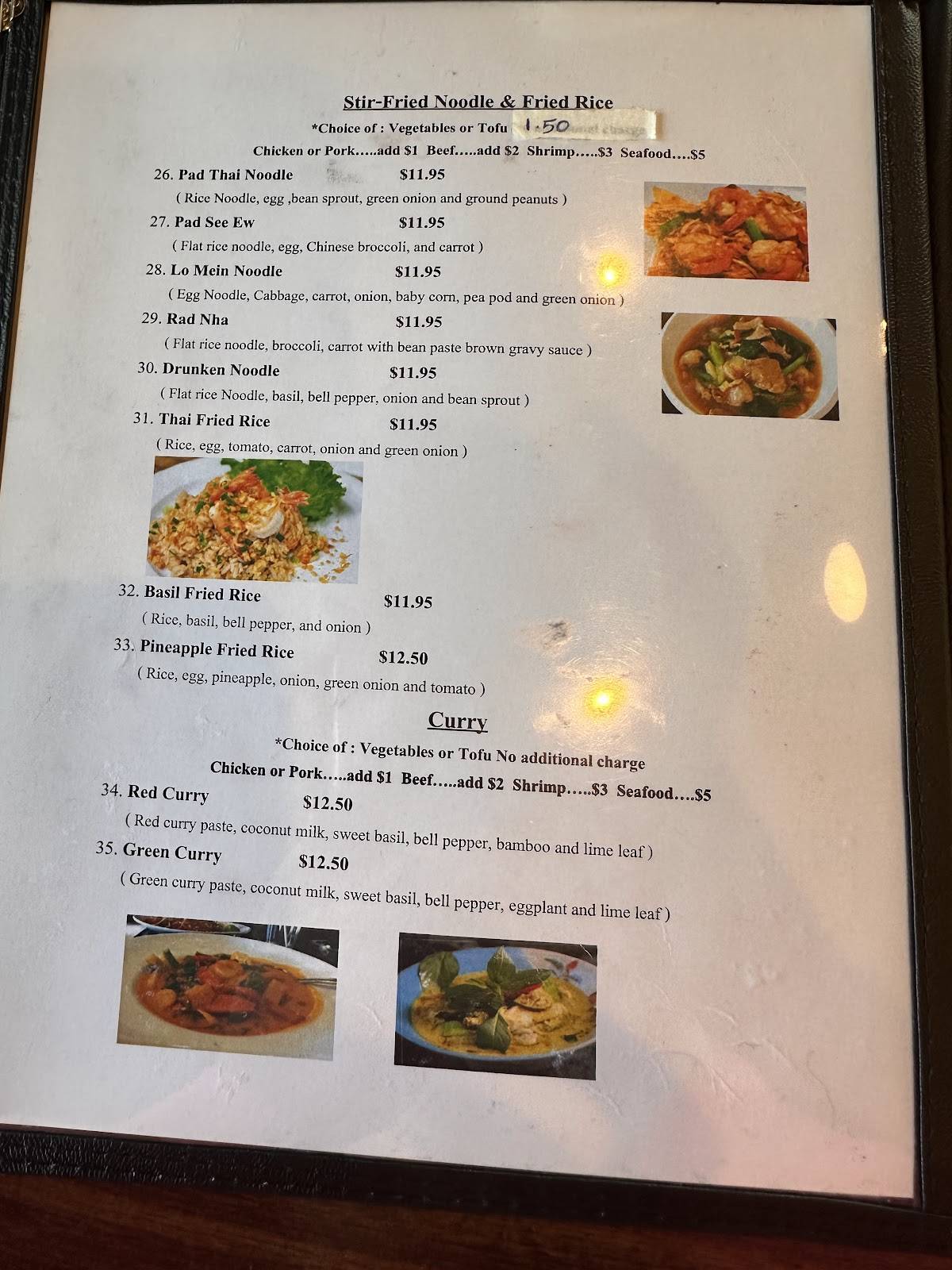 Menu at Jay's Kitchen Thai Street Food restaurant, Chisago City