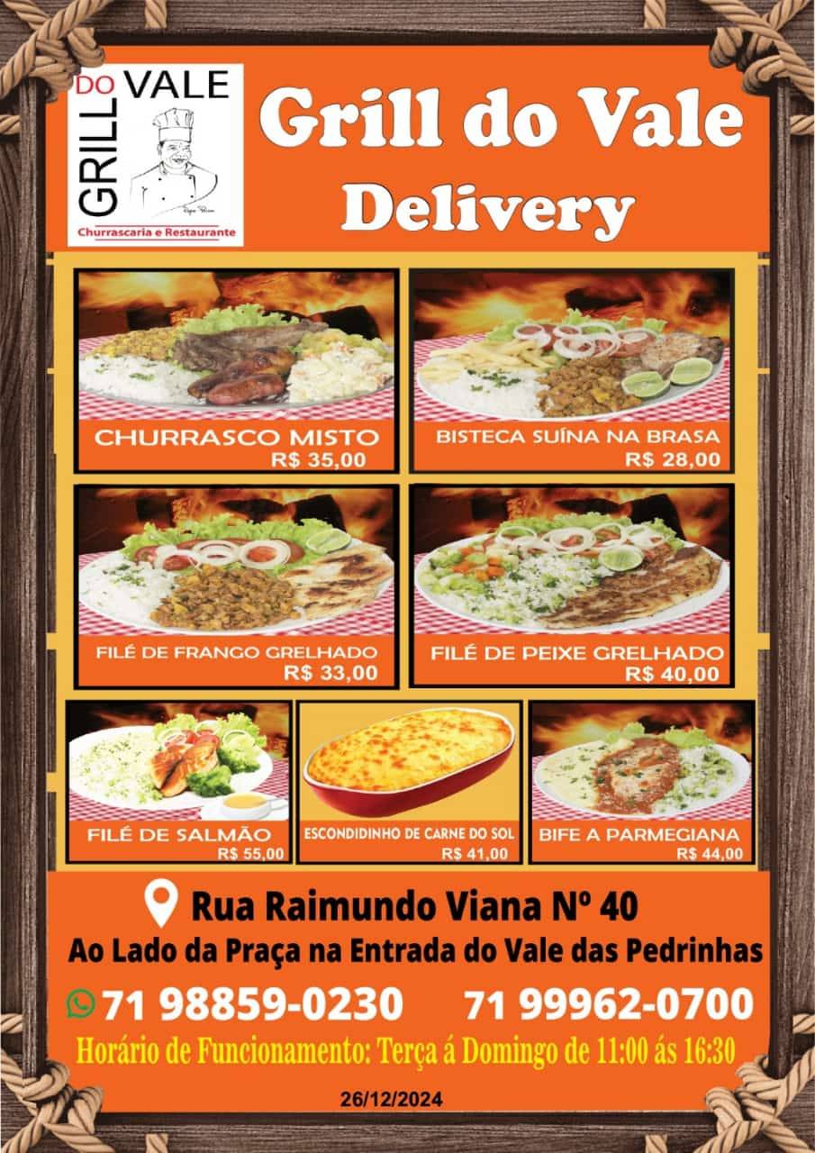 Menu em Churrascaria e Restaurante Grill do Vale, Salvador