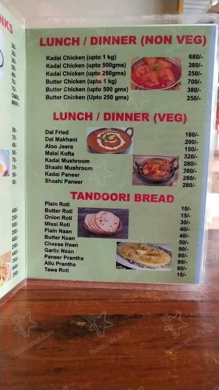 Menu at City Food Stuff (Sharma Dhaba), Kullu