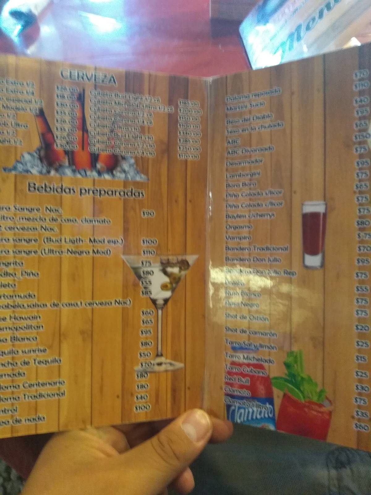 Carta del restaurante La Chulada !!!, Ciudad Juarez