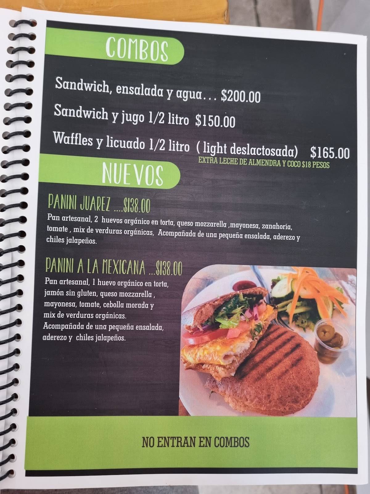 Carta del restaurante La Hoja Verde Jrz, Ciudad Juarez