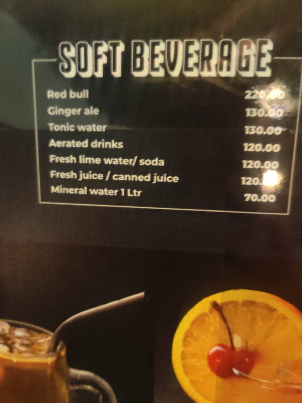 Menu at Cavern Bar & Kitchen, Coimbatore